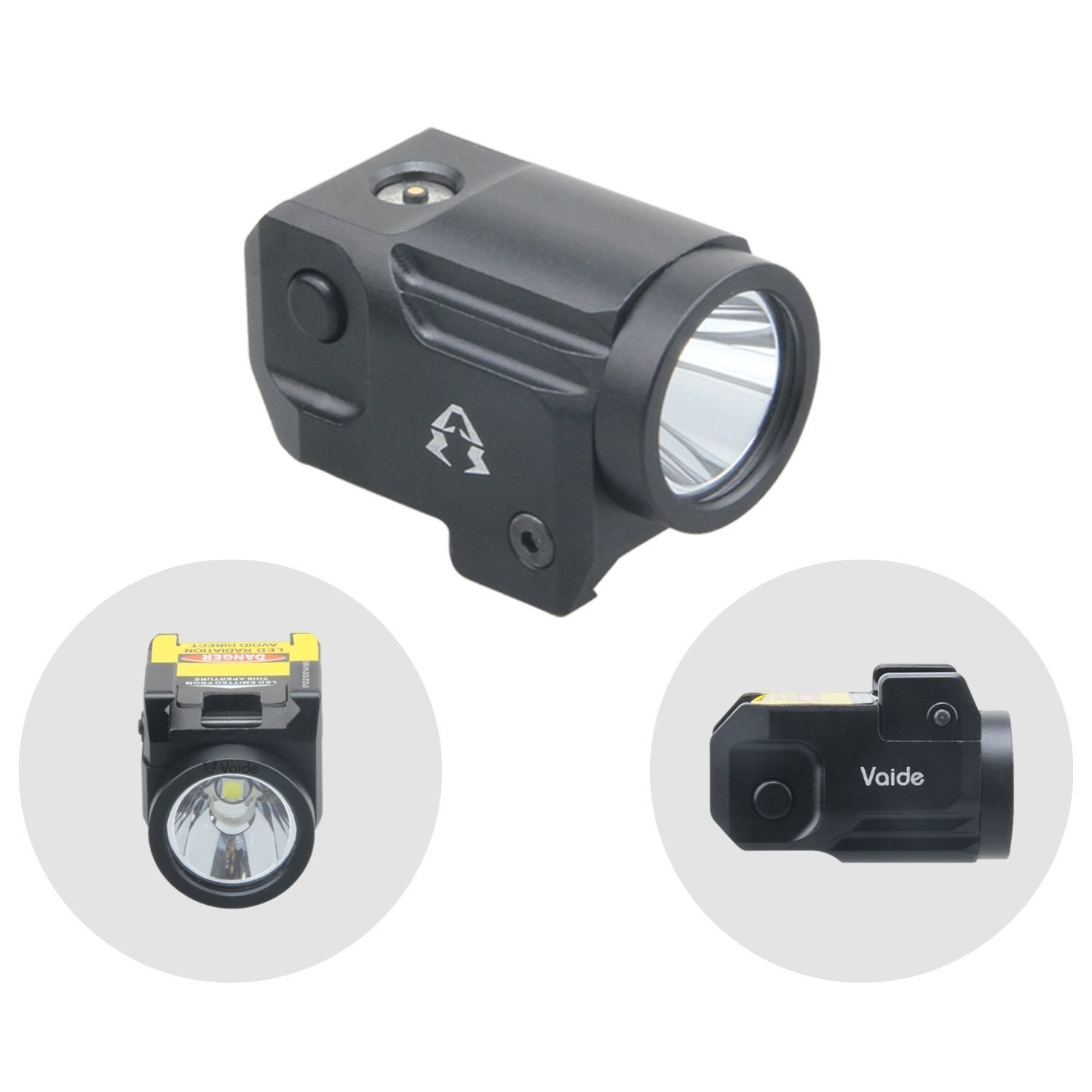 Vector Optics Vaide Scrapper Taktik Subcompact Tabanca Flashlight ...