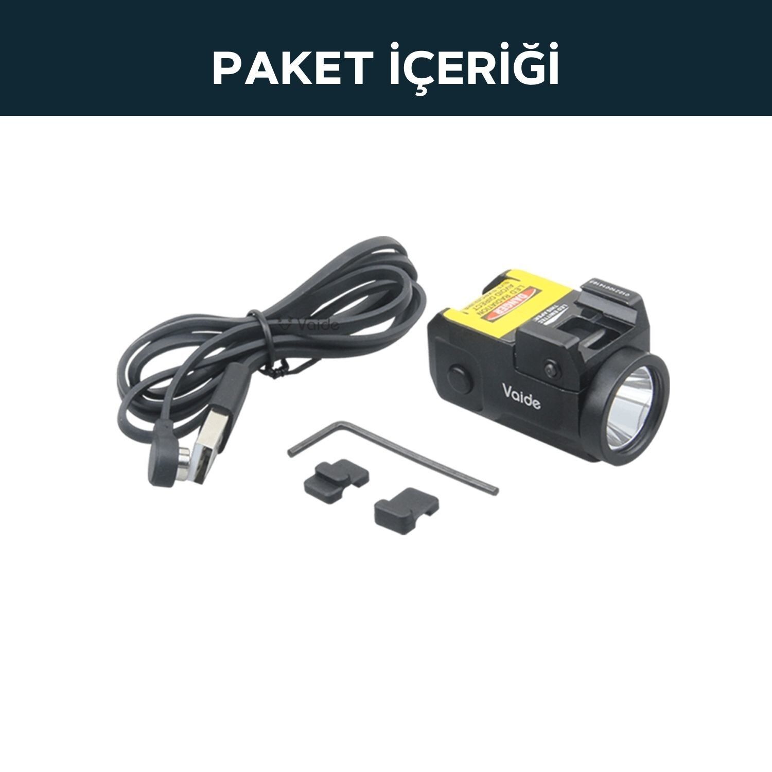 Vector Optics Vaide Scrapper Taktik Subcompact Tabanca Flashlight ...